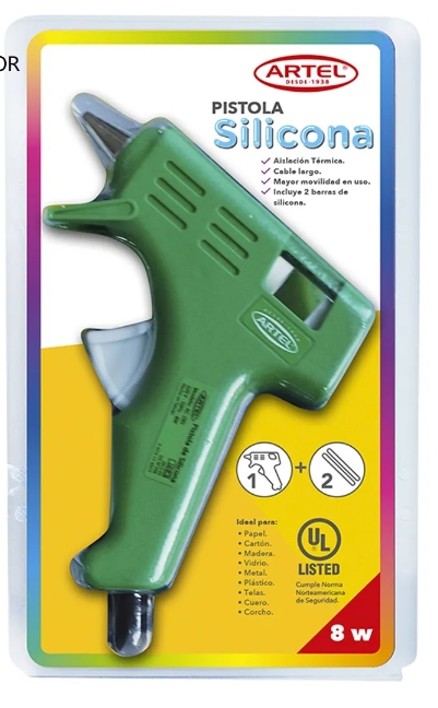 GENERICO - Pistolita De Cilicon Artel Verde De 8W | Ofertitas