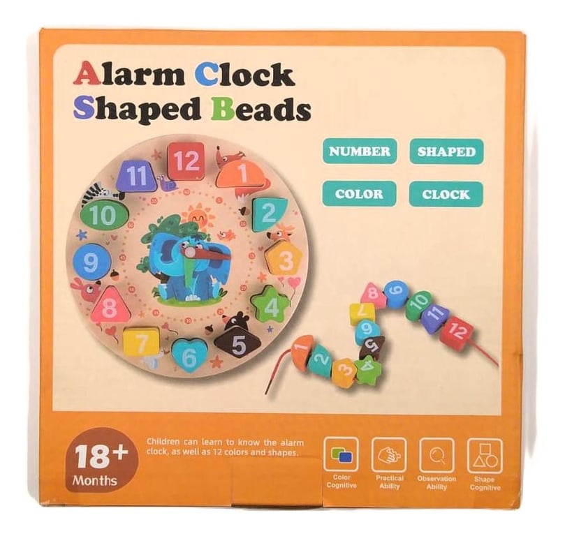 Precios Reloj de Madera Armable para Niños de 2 a 4 Años | Coolebra