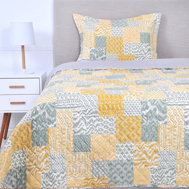 MASHINI - Quilt Cosido Patchwork Leo Mashini | Ofertitas