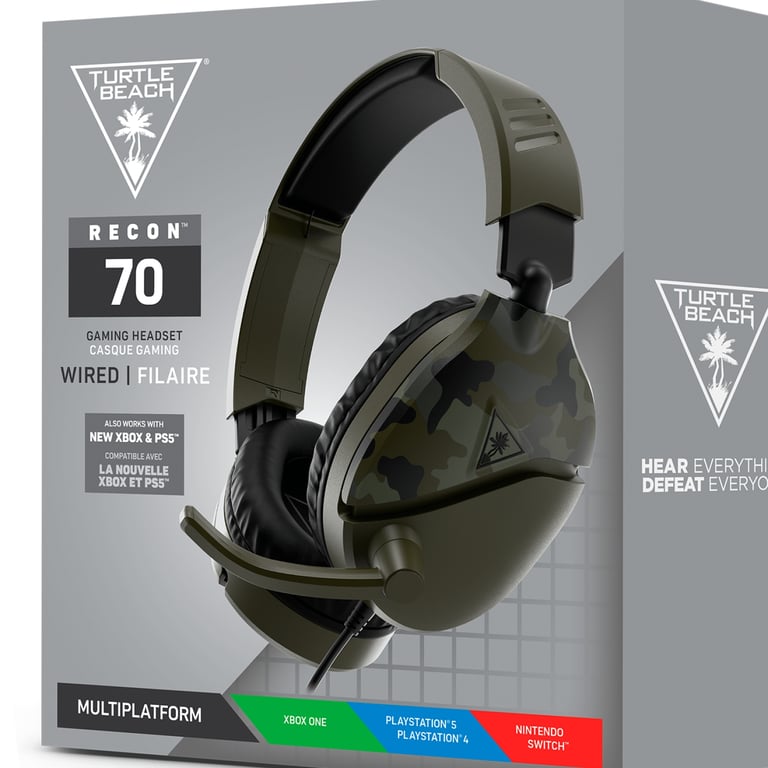 TURTLE BEACH - Audífono Recon 70 Green Camo | Ofertitas
