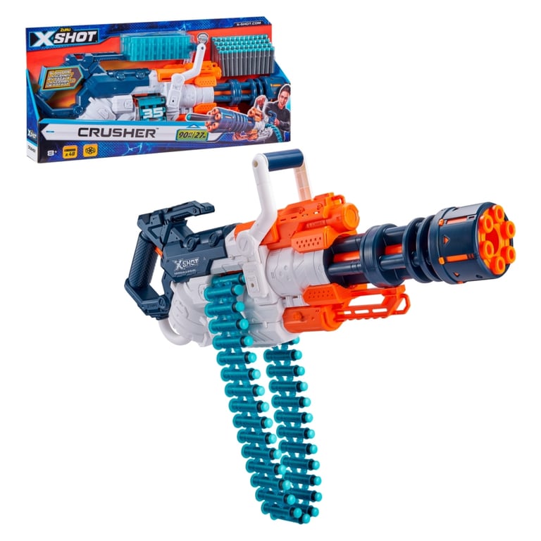 X SHOT - Lanzador Crusher 48 Dardos | Ofertitas