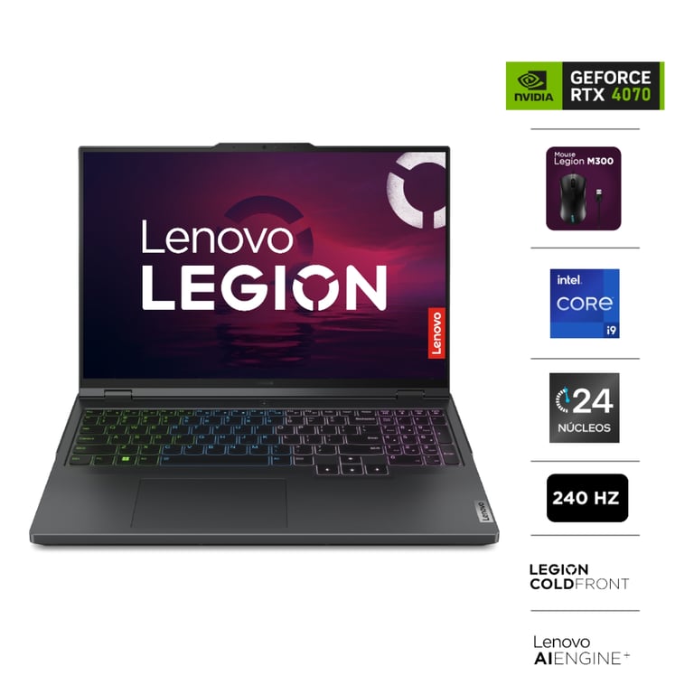 LENOVO - Notebook Gamer Legion Pro 5 Core i9-14900HX 32GB RAM 1TB SSD ...
