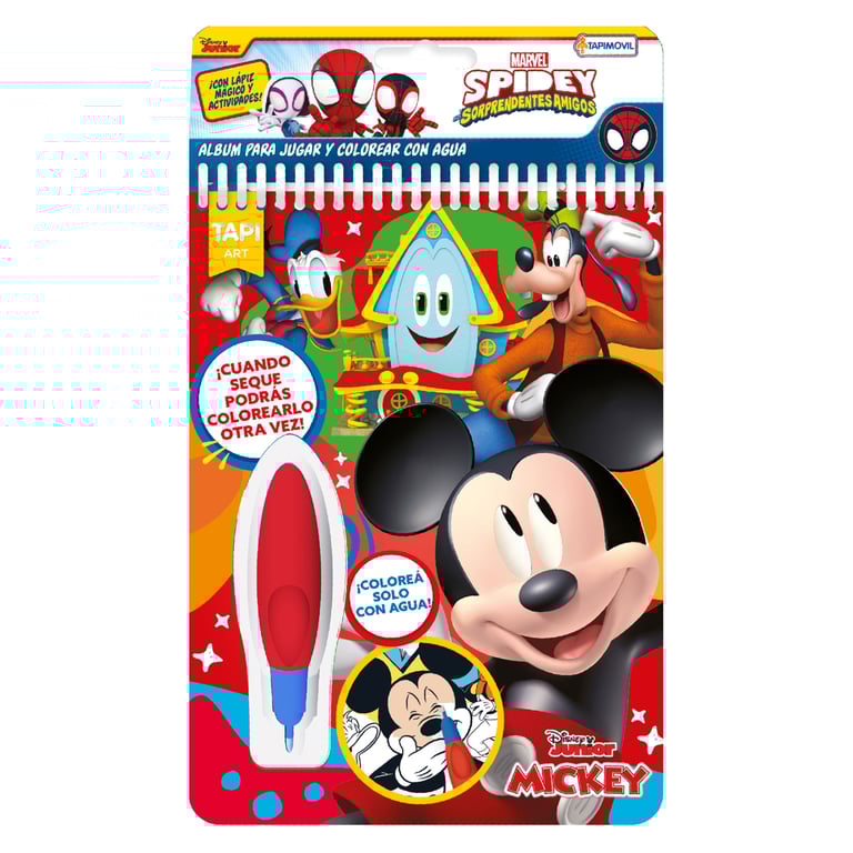 MICKEY MOUSE - Libro Para Pintar Con Agua | Ofertitas
