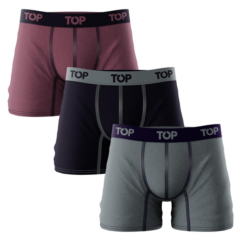TOP - Pack De 3 Boxers Medio Hombre | Ofertitas