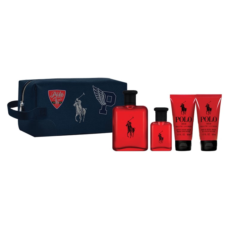 RALPH LAUREN - Set Perfume Hombre Polo Red EDT 125Ml + 40Ml + 50Ml ...