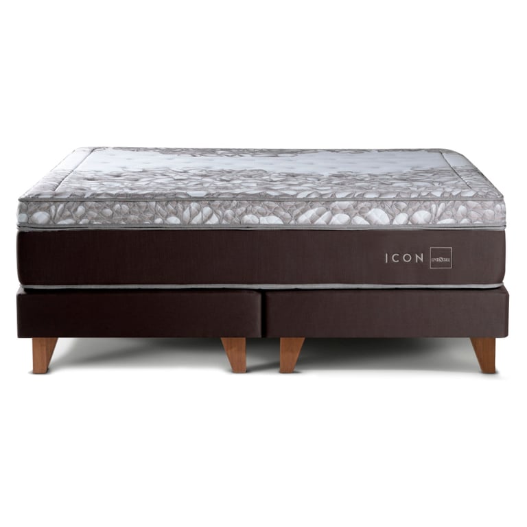 ROSEN - Box Spring Icon 2 Plazas Base Dividida 150X200 Cm | Ofertitas