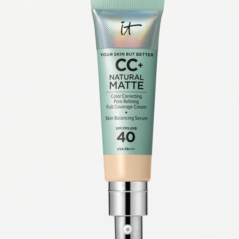 IT COSMETICS - Base De Maquillaje Cc+ Cream Natural Matte Foundation ...
