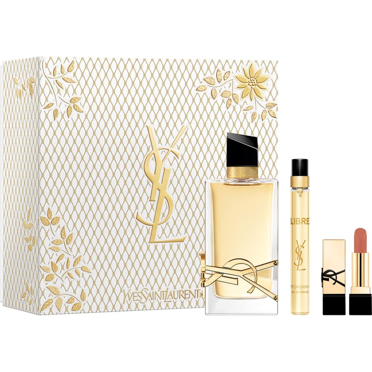 YSL - Set Perfume Mujer Libre Eau De Parfum 90ml + 10ml + Mini Labial ...