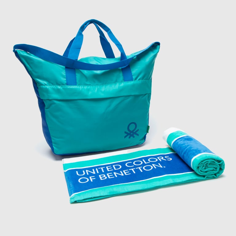BENETTON - Bolso Playa + Toalla | Ofertitas
