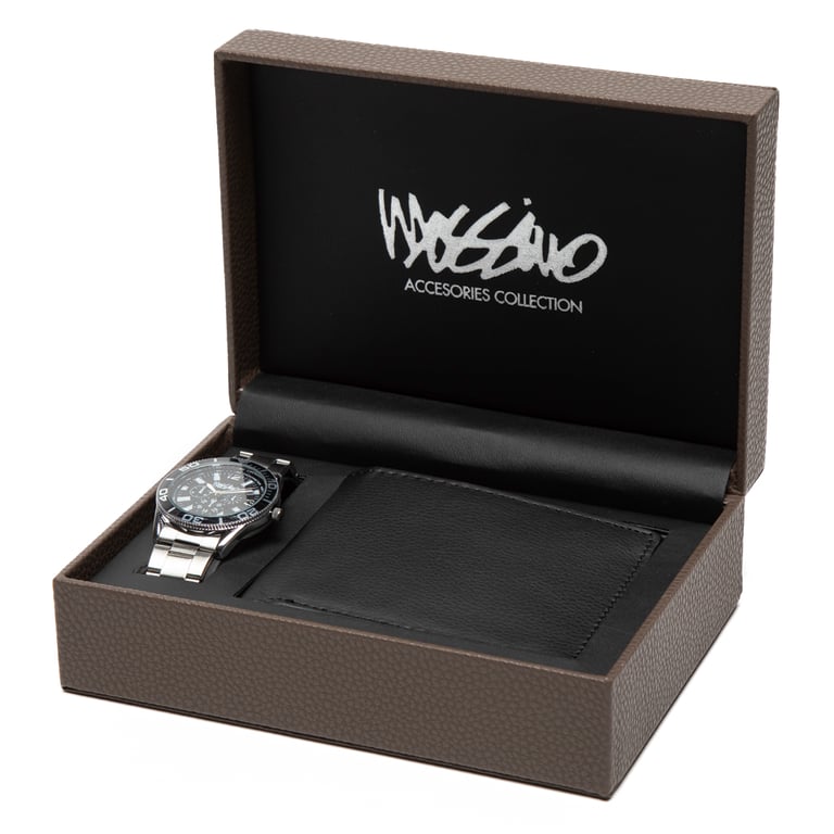 MOSSIMO - Set Reloj y Billetera para Hombre | Ofertitas