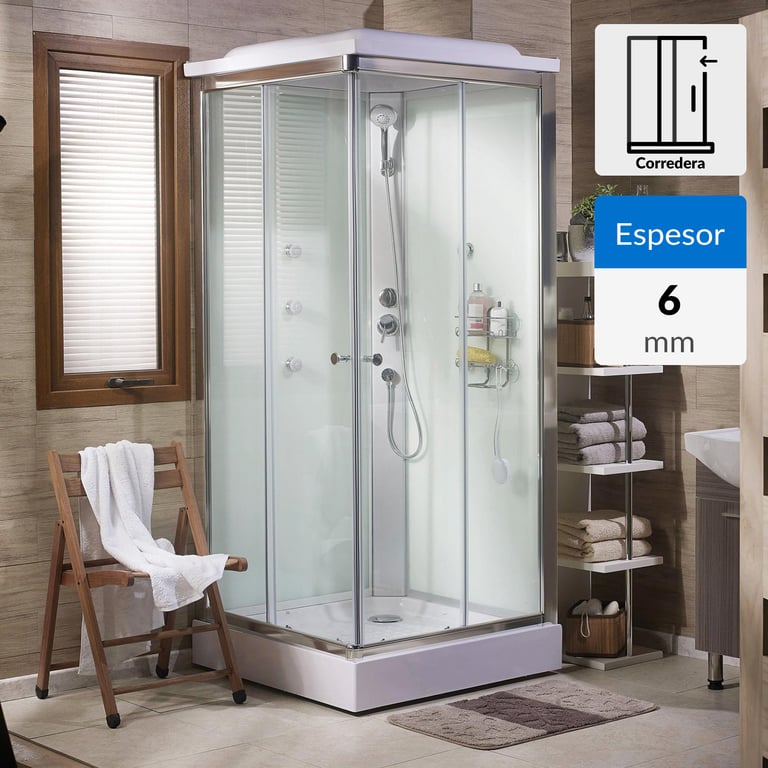 SENSI DACQUA - Cabina de ducha 90x90x218 cm | Ofertitas