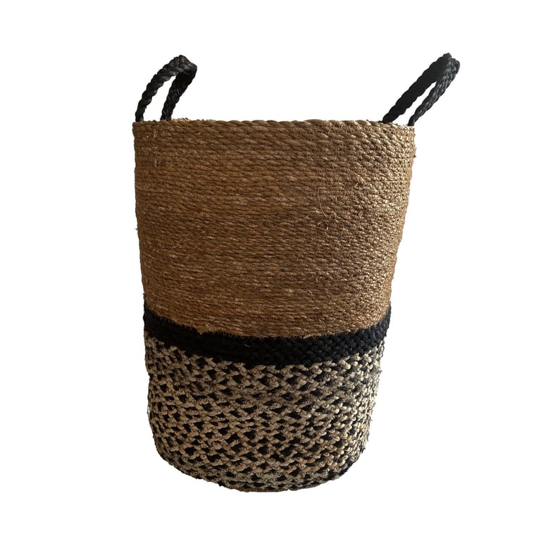 DECOGREEN - Cesto de yute bengala L 45x33 cm | Ofertitas