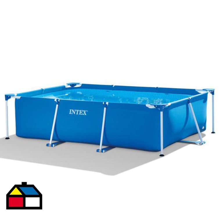 INTEX - Piscina rectangular estructural familiar 220x150x60 cm | Ofertitas