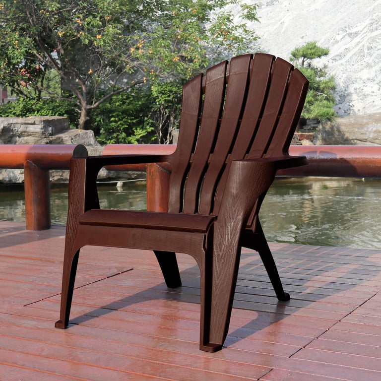 JUST HOME COLLECTION - Sillón Terraza resina chocolate | Ofertitas