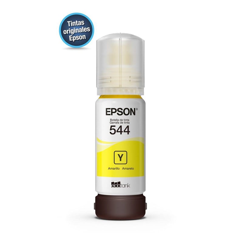 EPSON - Tinta T544 Dye Yellow Ink Bot | Ofertitas